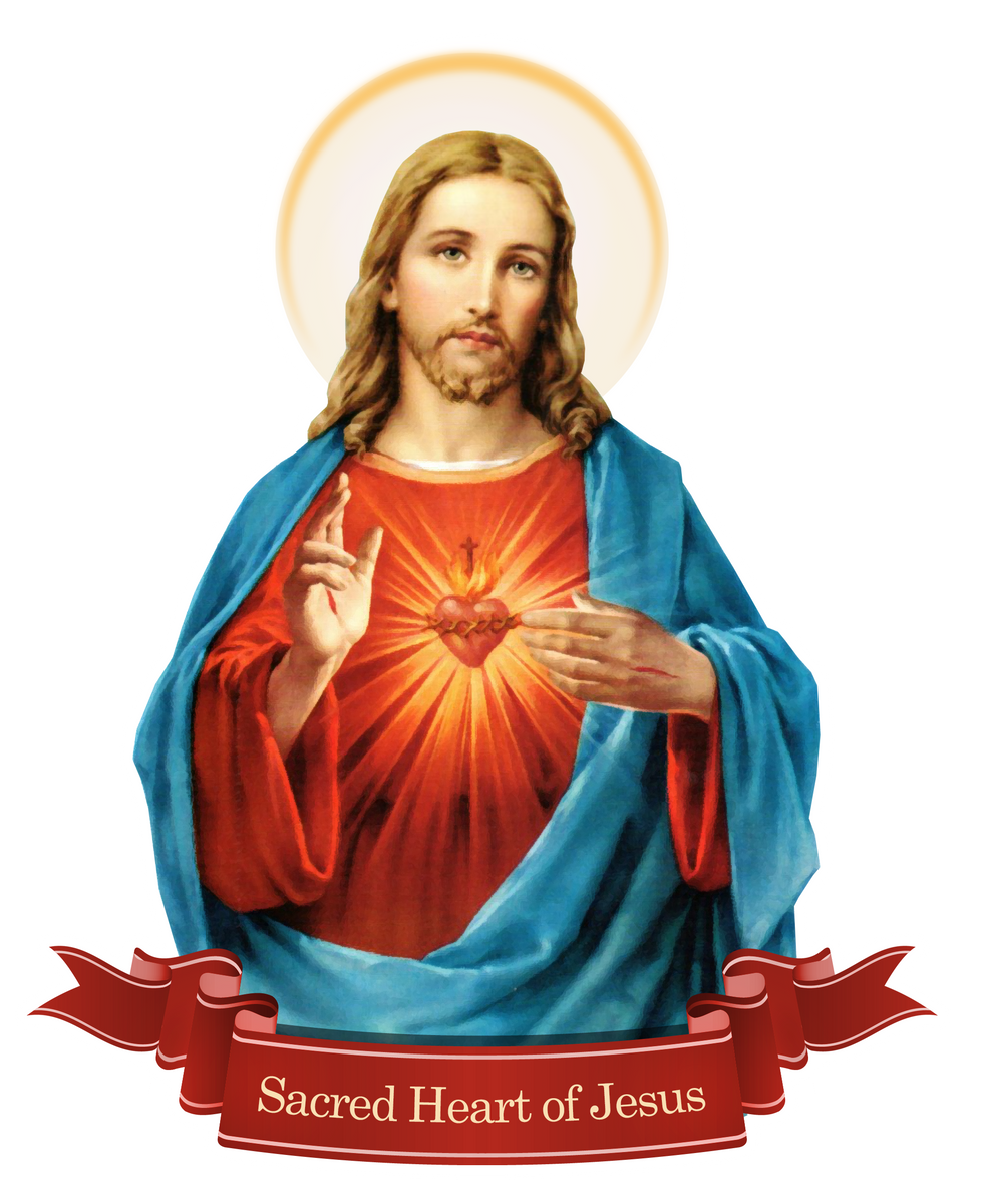 Sacred Heart of Jesus-Auto Decal – Devout Decals