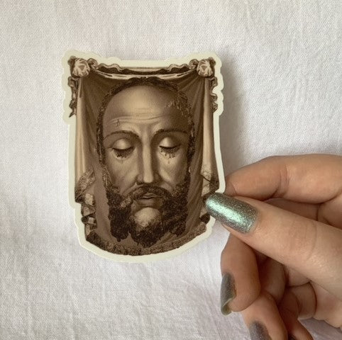Holy Face Sticker – Devout Decals