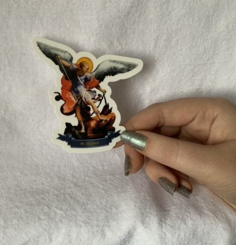 St. Michael Sticker – Devout Decals