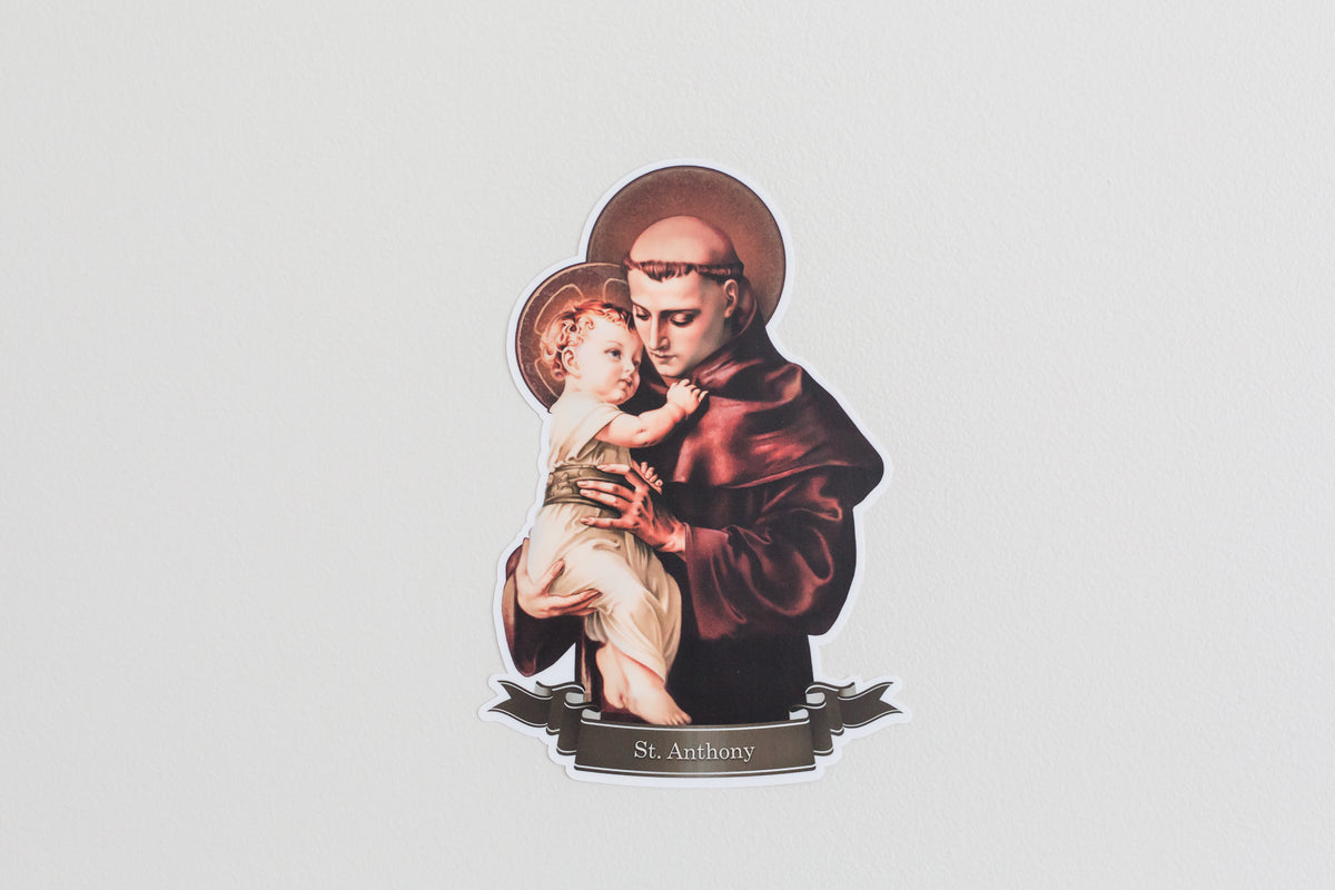 St. Anthony of Padua Decal – Devout Decals