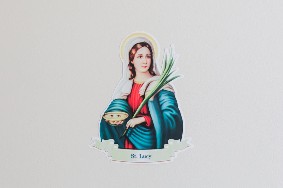 St. Lucy Decal – Devout Decals