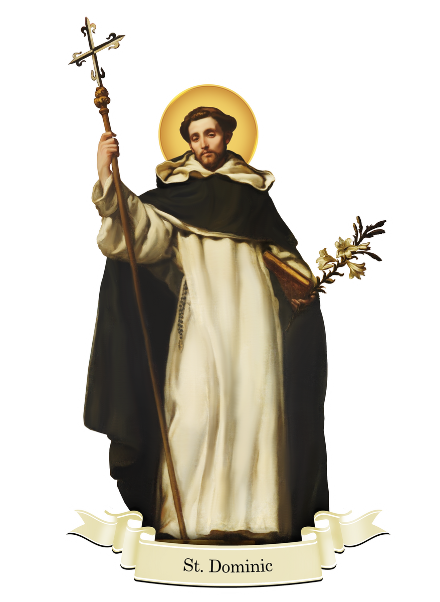 St. Dominic Decal – Devout Decals