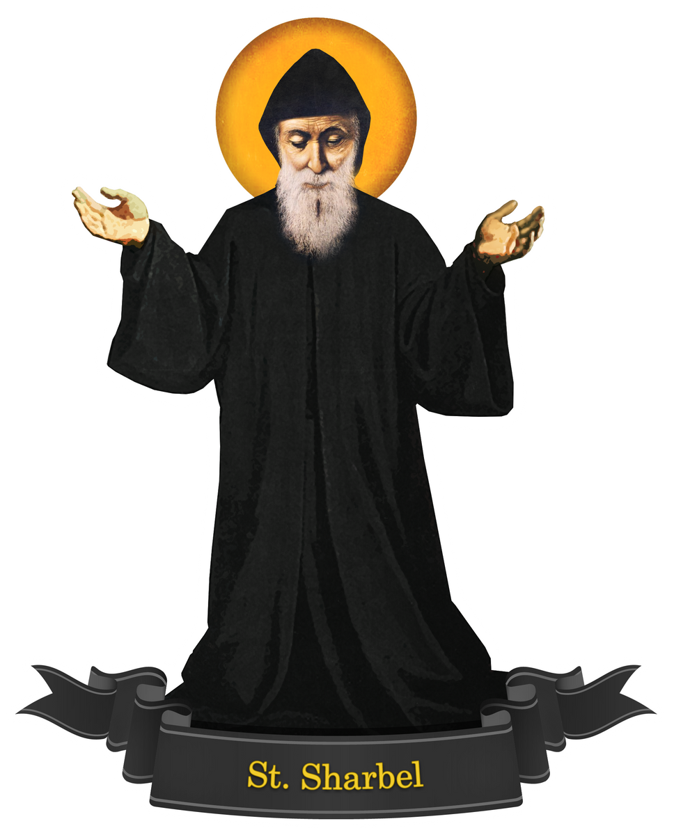 St. Sharbel Decal – Devout Decals